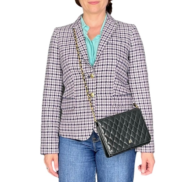 Jay Herbert | Bags | Jay Herbert Vintage Black 8s Quilted Flap Lambskin ...